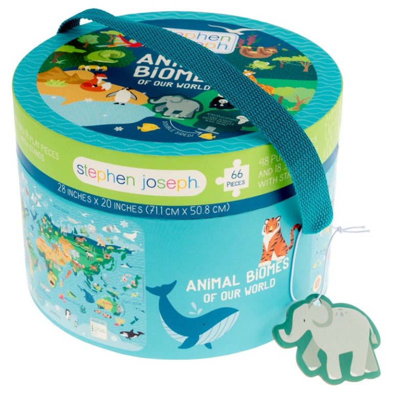 Sestavljanka talni puzzle Stephen Joseph - Živalski biomi | Ajatutaja